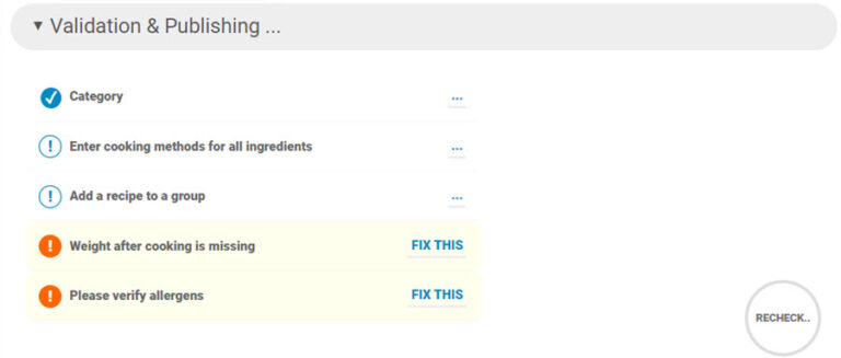 How to Create and Analyse a Recipe - Nutritics
