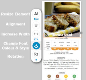 Creating a Food Label - Nutritics