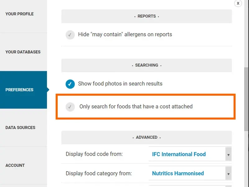 Costing and Profit Visibility - Nutritics